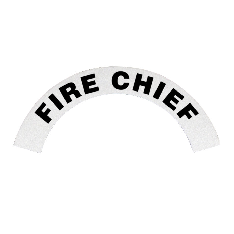 Crescent Shaped Helmet Decal | WFR Wholesale Fire & Rescue